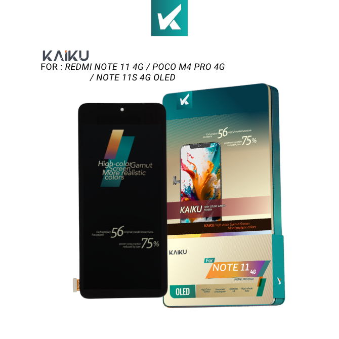 Jual KAIKU Lcd Xiaomi Redmi Note 11 4G / Note 11S 4G / Poco M4 Pro 4G ...