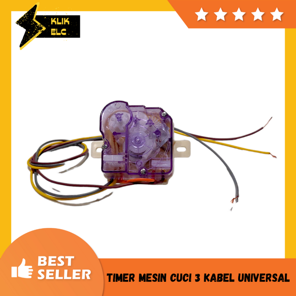 Jual TIMER MESIN CUCI 3 KABEL / TIMER MESIN CUCI MULTI / TIMER MESIN ...