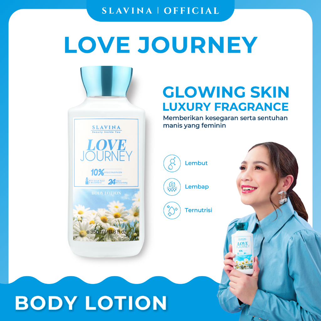 Jual SLAVINA Body Lotion Love Journey by Nagita Slavina Mosturizer Hand ...