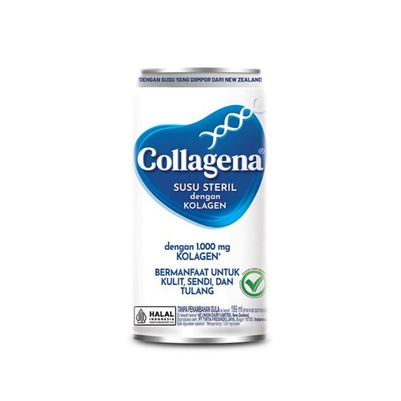 Jual [ 6 Pcs ] Collagena Susu Steril Cair dengan Kolagen Kaleng 189ml ...