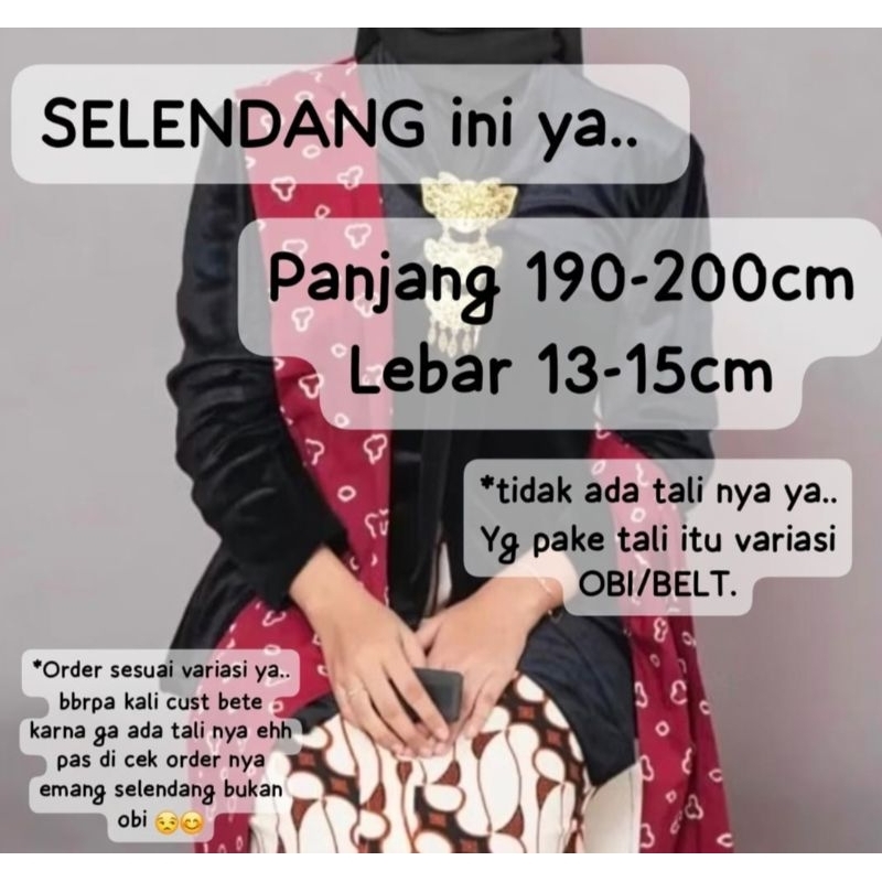 Jual READY OBI BELT KAIN & SELENDANG KAIN BATIK ETNIK JAWA VIRAL ...