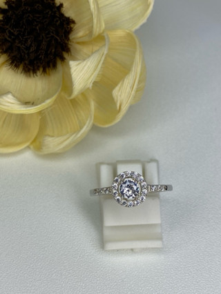 Jual Cincin mata bulat solitaire asli perak 925 | Shopee Indonesia