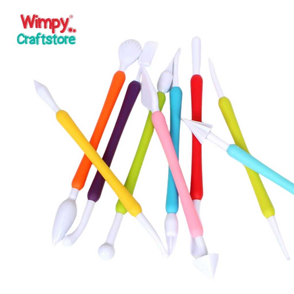 Jual Wimpy Tools Clay Alat Clay Tools Fondant Alat Fondant Bahan clay ...