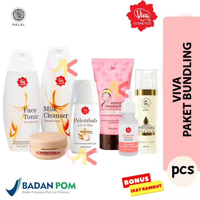 Jual VIVA [PROMO] Paket Complete Whitening & Glowing Face Care Set ...