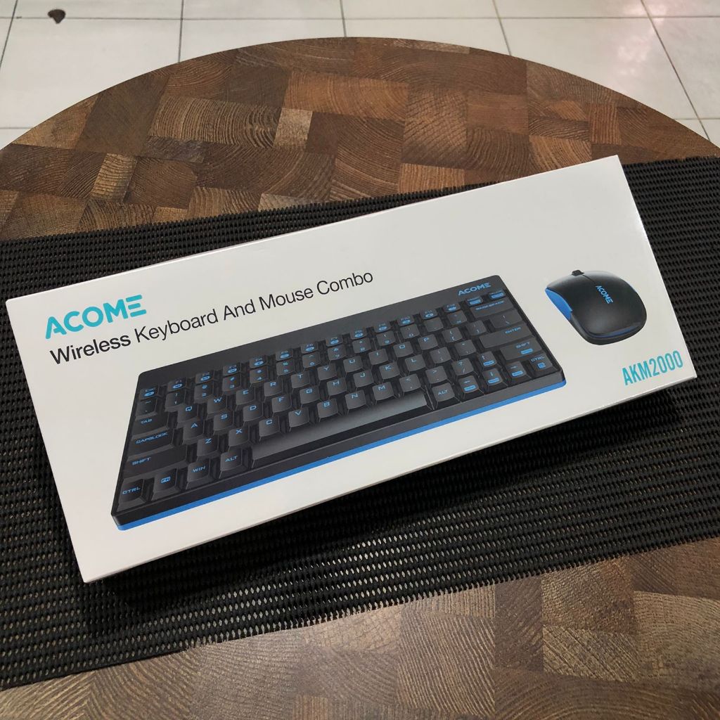 Jual WIRELESS KEYBOARD AND MOUSE COMBO ACOME AKM2000 | Shopee Indonesia