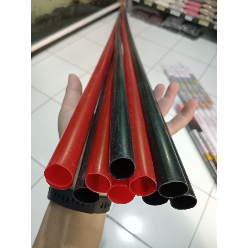 Jual pipa pralon merah dan atau hitam aquarium | Shopee Indonesia