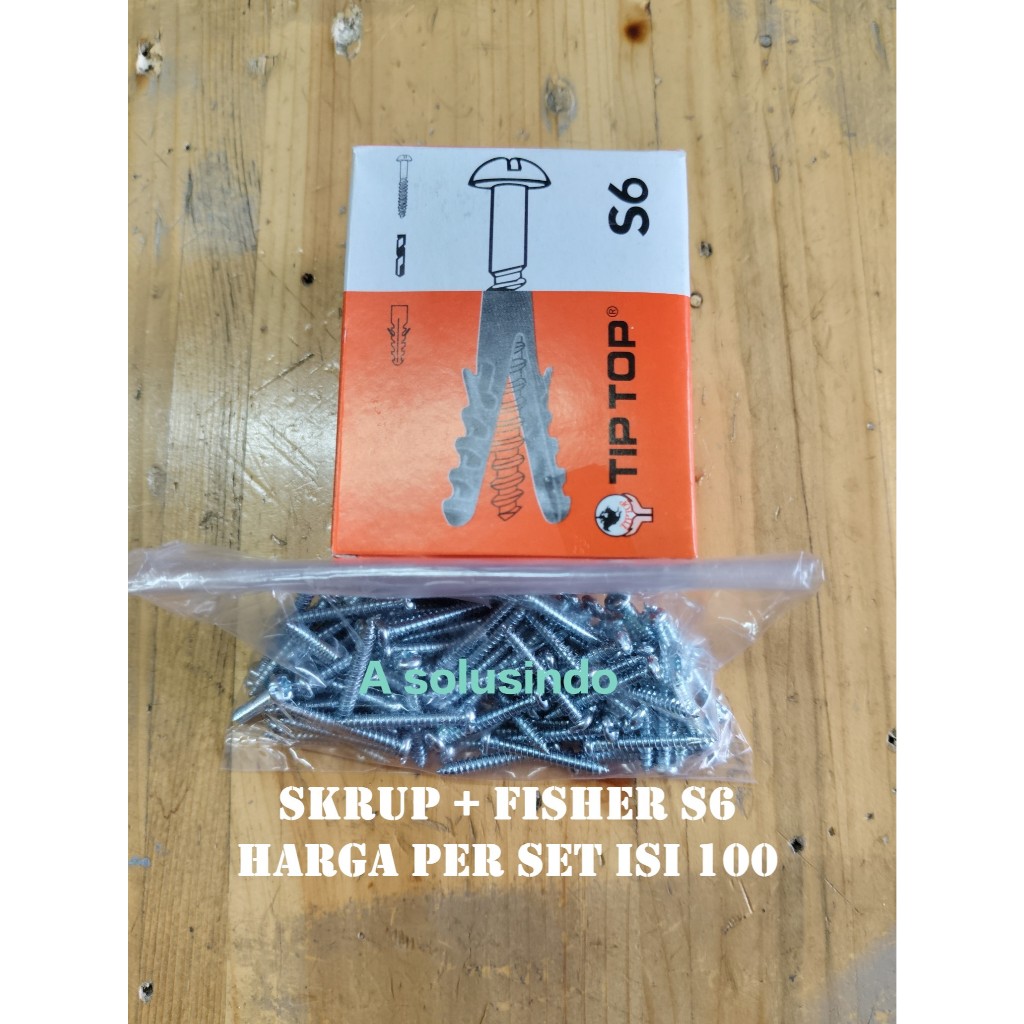 Jual S6 + SKRUP SATU SET ISI 100 | Shopee Indonesia