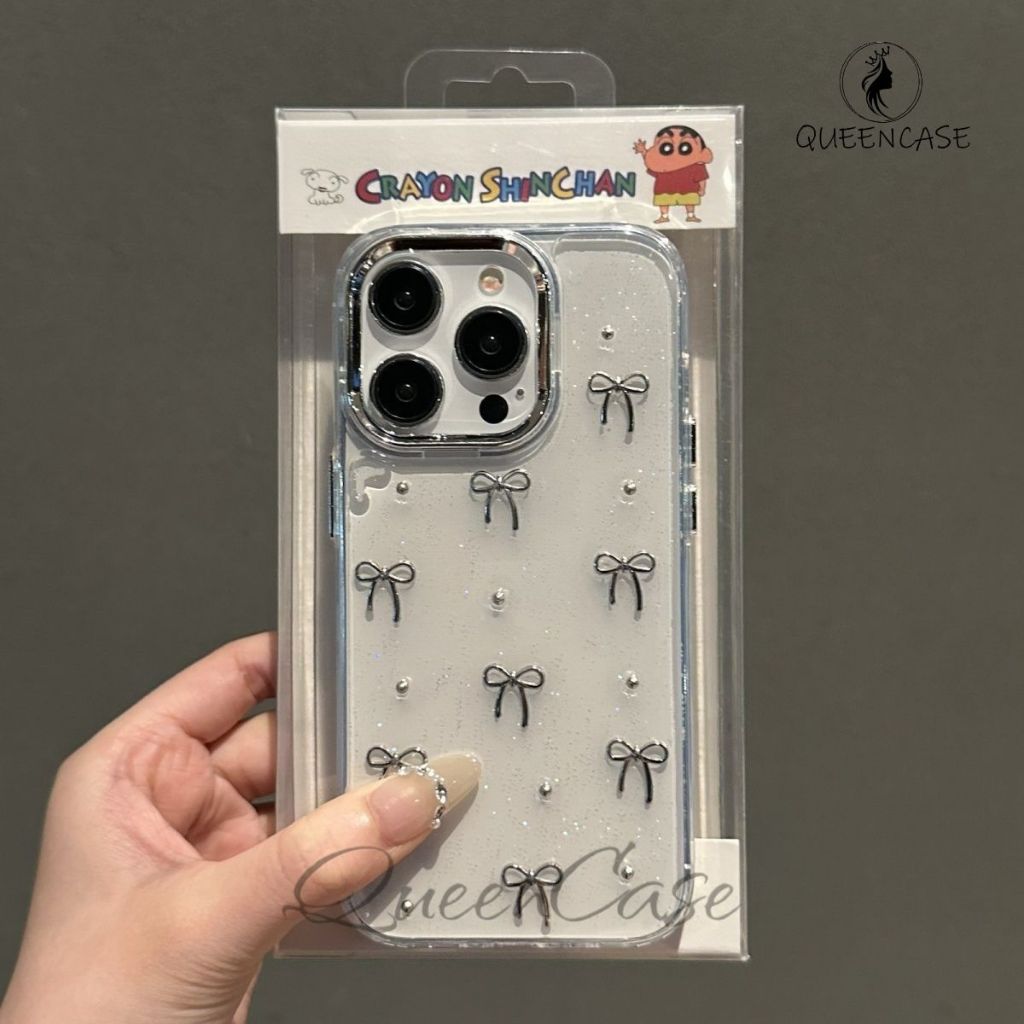 Jual ON TRENDING!!! CASE IPHONE RIBBON COQUETTE CLEAR RIBBON FOR 11 12 ...