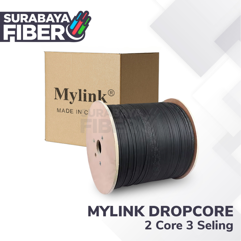 Jual Kabel Dropcore Mylink 2 Core 3 Seling 1000M - Dropwire / DW Kabel ...
