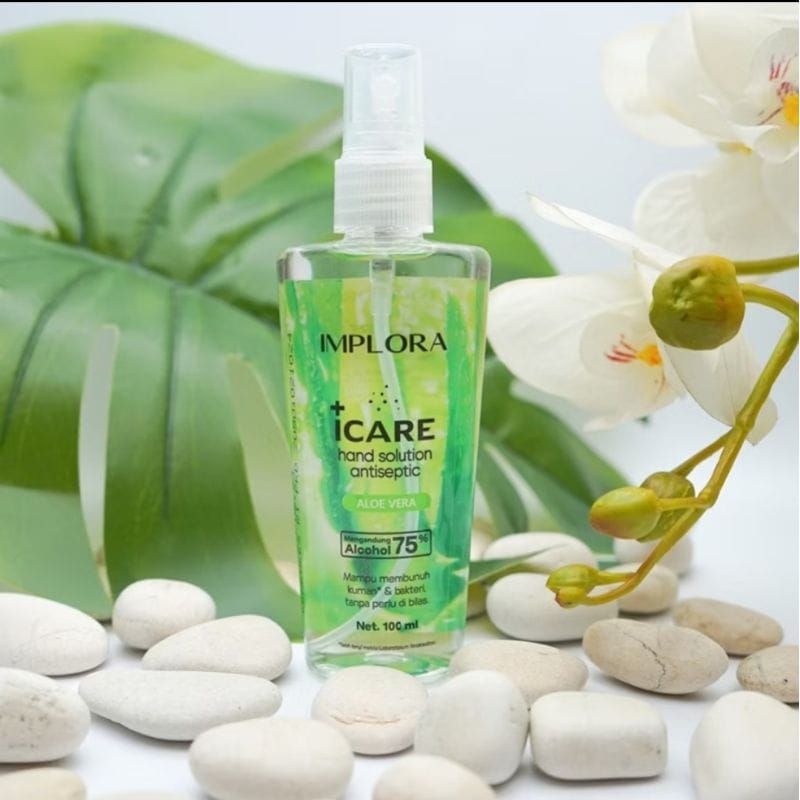 Jual Hand saniter implora icare aloevera 100ML | Shopee Indonesia
