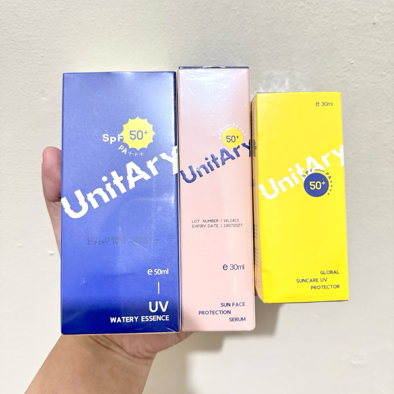 Jual UNITARY Sunscreen UV Watery Essence / Global Suncare UV Protector ...