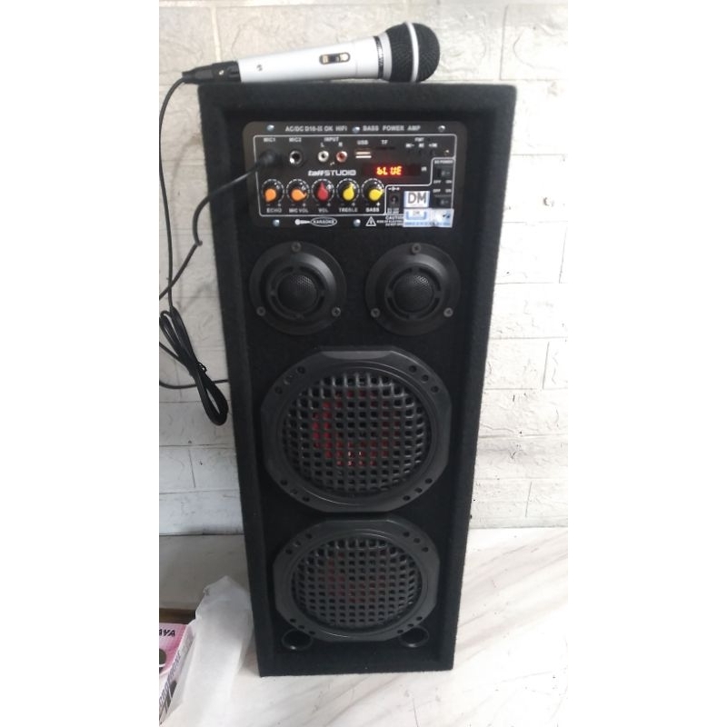 Jual Single Aktif Speaker Mini Speaker 6inch Bluetooth Plus Mic kabel ...