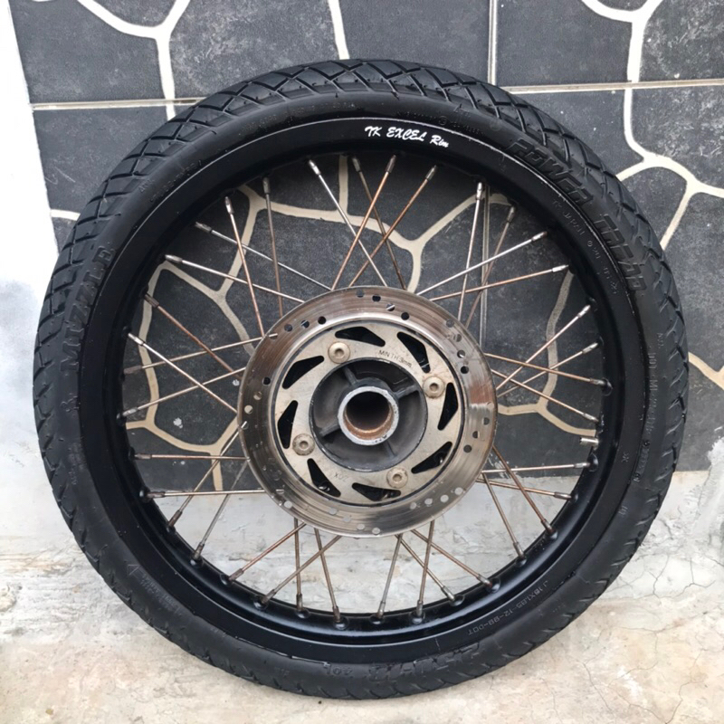 Jual Velg TK Japan Original Hitam Ring 18x1.85 Set Ban Tebal | Shopee ...