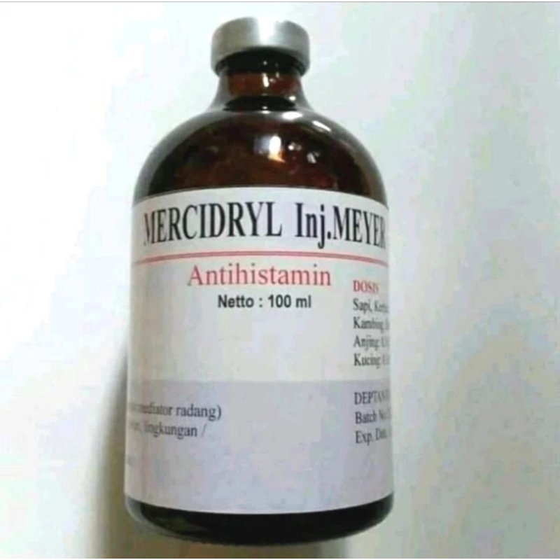 Jual MERCYDRIL Inj. Meyer, obat antihistamin dan anti muntah untuk ...