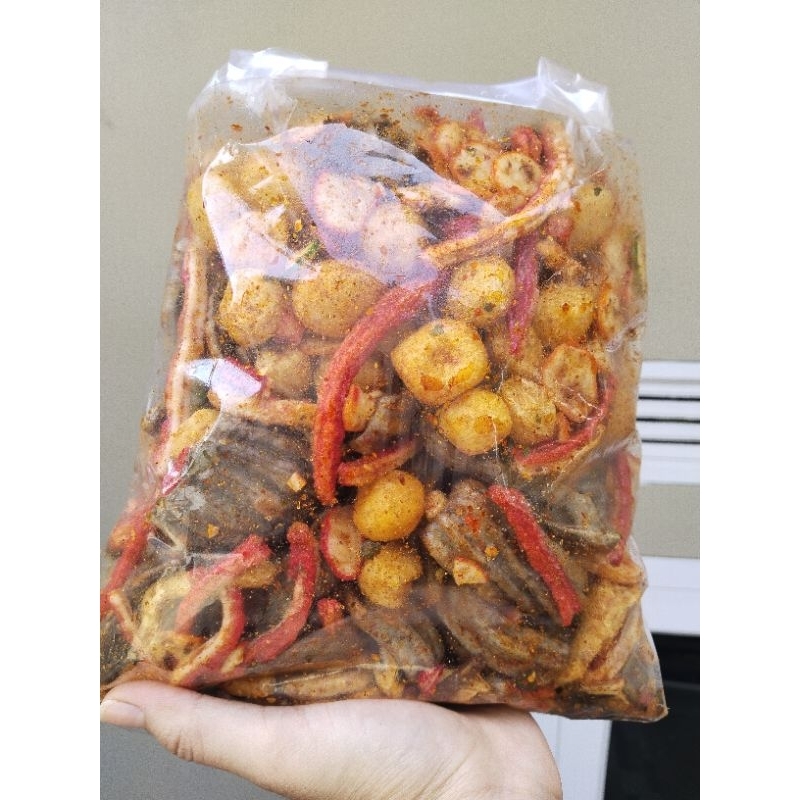 Jual Seblak campur/mix isi aneka seblak kering bumbu cikruh 1kg ...