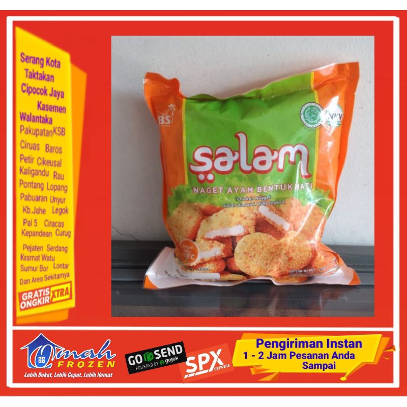 Jual Nugget Salam 500gr, Nugget Ayam, Frozen Serang | Shopee Indonesia