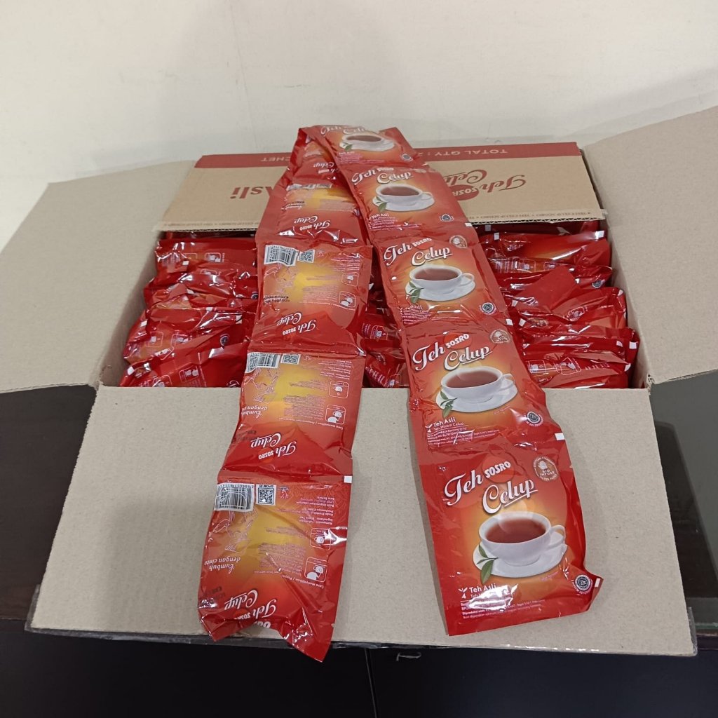 Jual 1 Dus Teh Sosro Celup Sachet / 1 Karton | Shopee Indonesia