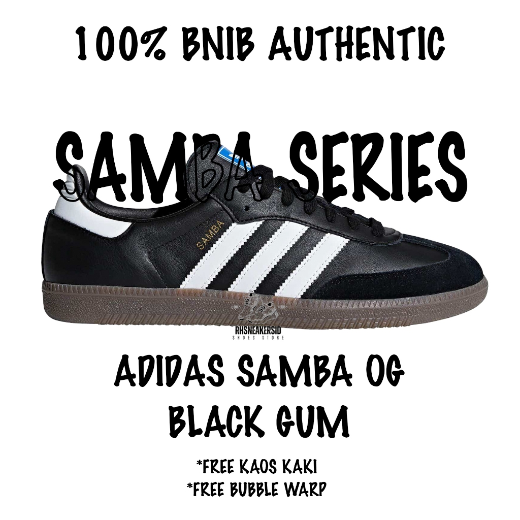 Jual ADIDAS SAMBA OG BLACK WHITE 100% BNIB FULL TAG | Shopee Indonesia