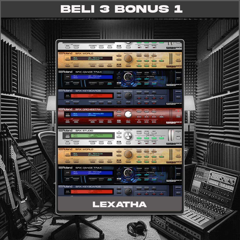 Jual Plugins Roland SRX Romplers Bundle | Shopee Indonesia
