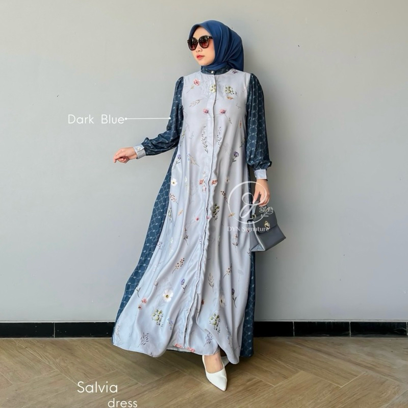 Jual [READY STOCK] DYN Clothingline Salvia Dress | Gamis Wanita Simple ...