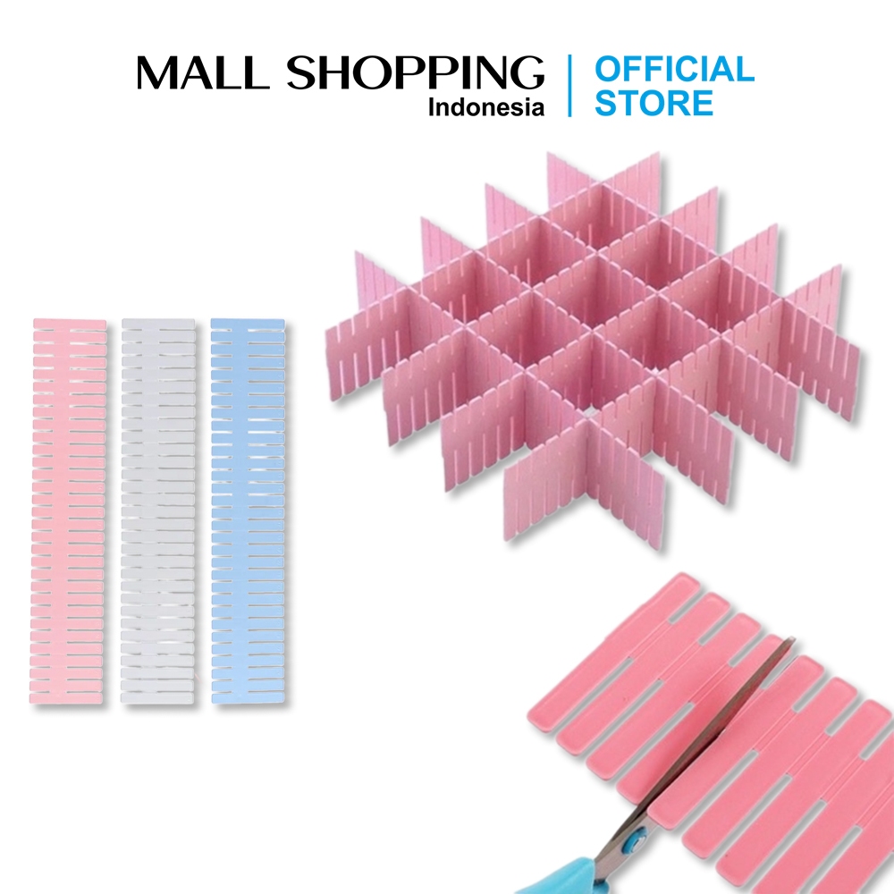 Jual 1 Set Sekat Laci H492 Lemari Organizer DIY Isi 4 Pcs Partisi ...