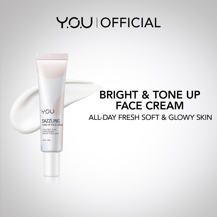 Jual You Dazzling Tone Up Face Cream / Cream Wajah 20gr | Shopee Indonesia