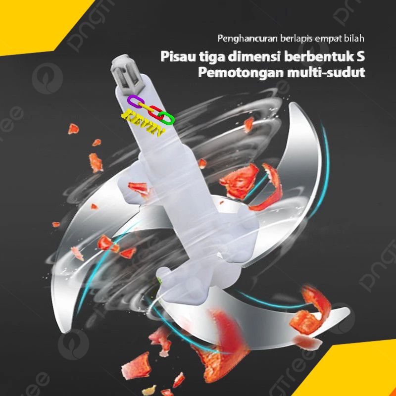 Jual Pisau Chopper Daging 2 Liter Stainless Stell Pisau Chopper Daging ...