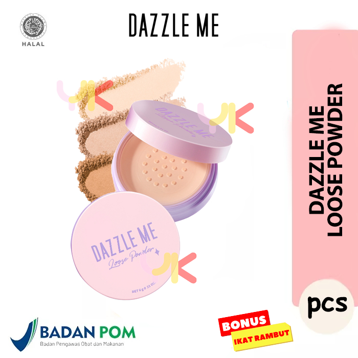 Jual DAZZLE ME Always Setting Loose Powder BPOM | Super Soft Smooth ...