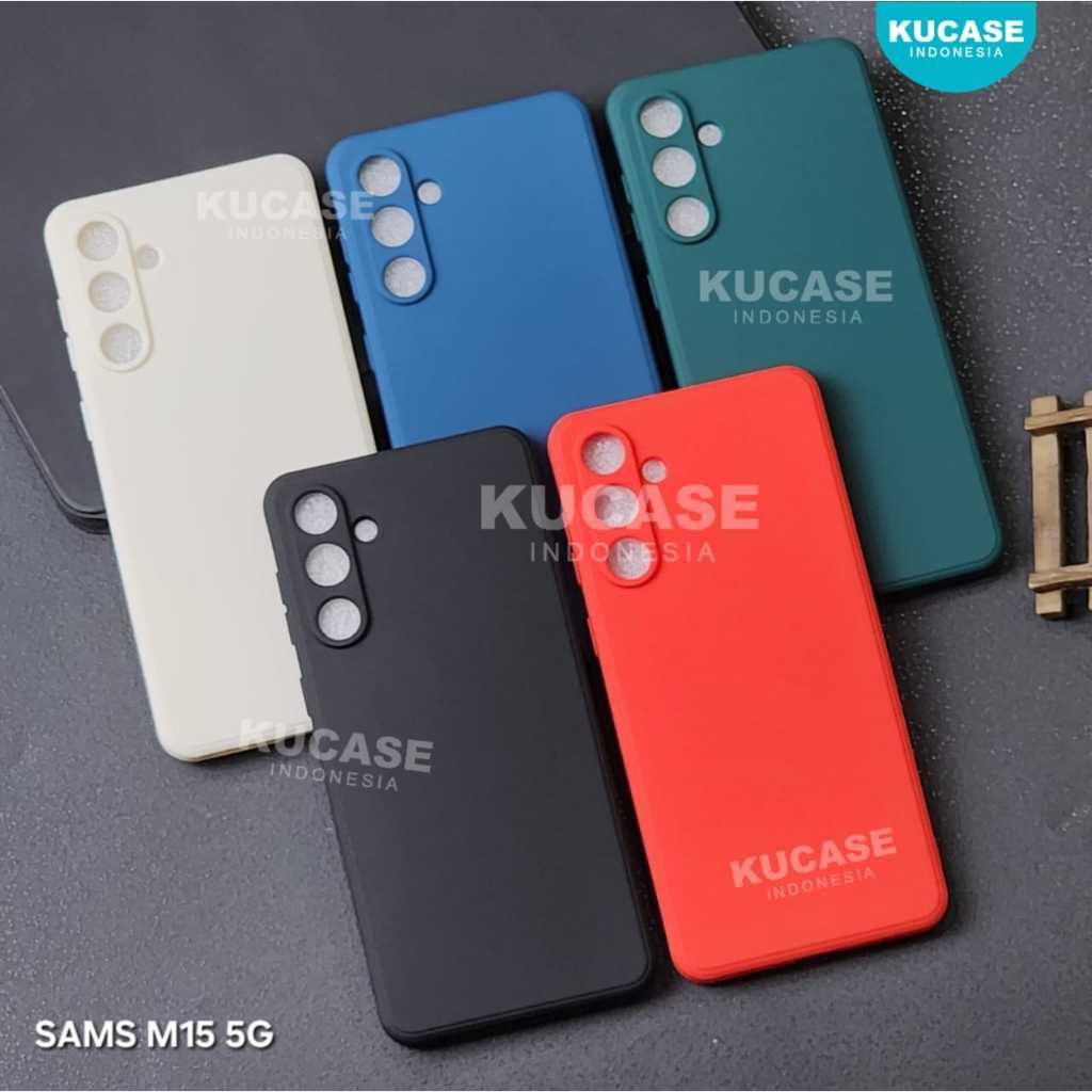 Jual Samsung M15 5G Samsung M55 5G Softcase Macaron Square Polos Case ...