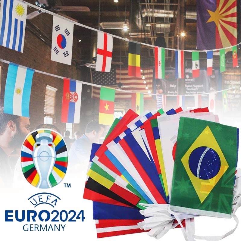 Jual Bendera Euro 2024 Bendera 32 Negara Bendera Dunia Semua Negara ...