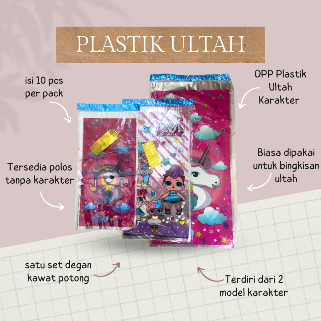 Jual PP/OPP Plastik Ulang Tahun snack | Party Bag | | Shopee Indonesia