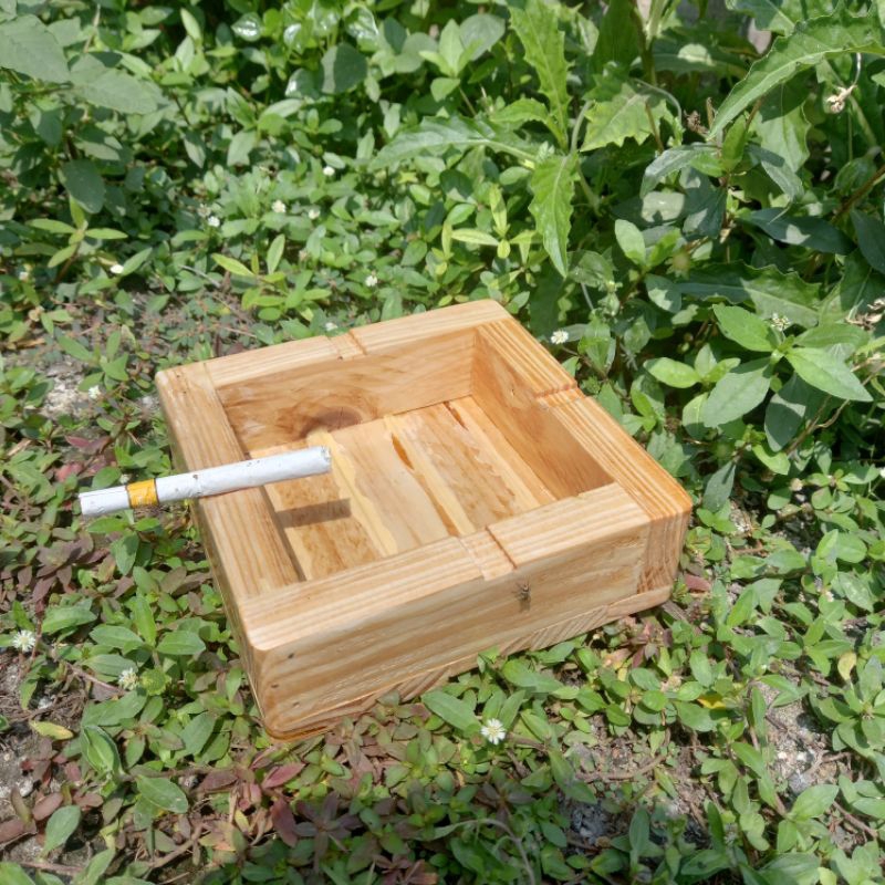 Jual asbak kayu. asbak roko ukuran besar | Shopee Indonesia