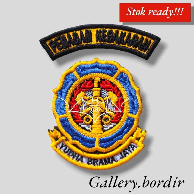 Jual logo bordir timbul pemadam kebakaran damkar | Shopee Indonesia