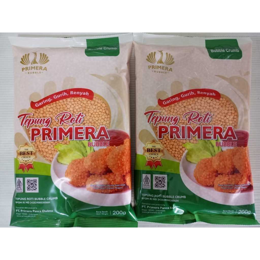 Jual Tepung Roti Primera Bubble Crumb 200gr (2184) | Shopee Indonesia