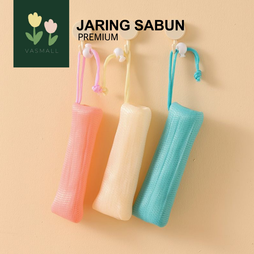 Jual VASMALL - JARING BUSA SABUN BATANG MANDI TEBAL | JARING SPONS ...