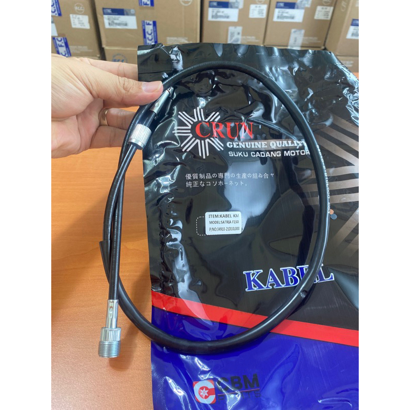 Jual (CRUN) Kabel KM Kilometer Satria F150 / Cable Speedometer Satria ...