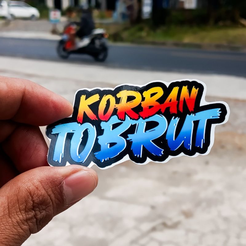 Jual stiker kata kata / stiker aesthetic / stiker motor / stiker tobrut ...