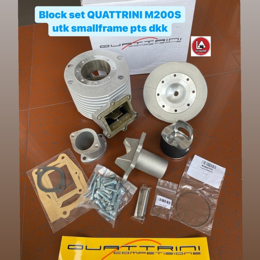 Jual Blok set QUATTRINI M-200S utk smallframe pts dkk | Shopee Indonesia