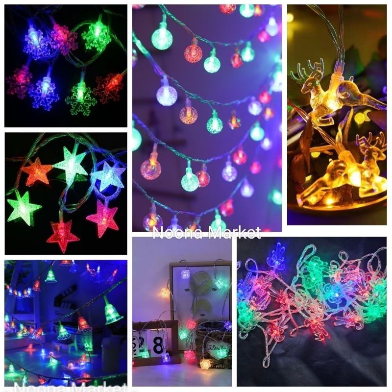 Jual Lampu Natal / Lampu Gambar / Lampu Bentuk / Hiasan Pohon / Hiasan ...