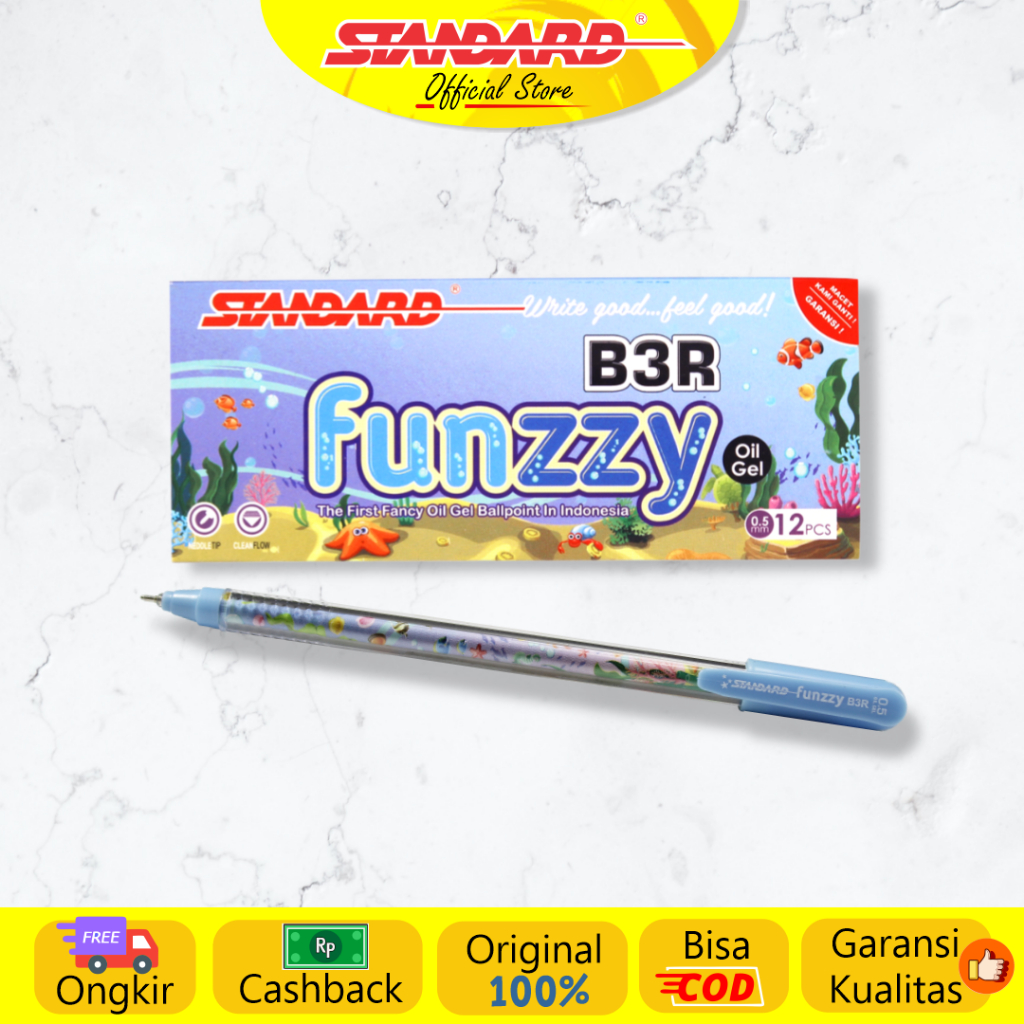 Jual Standard - Pulpen Funzzy B3R 0.5 ( Alat Tulis / Pen / Ballpoint ...