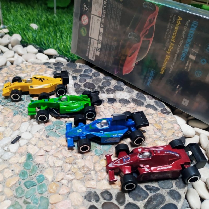 Jual Diecast set mobil formula one Alloy anak laki laki - miniatur ...