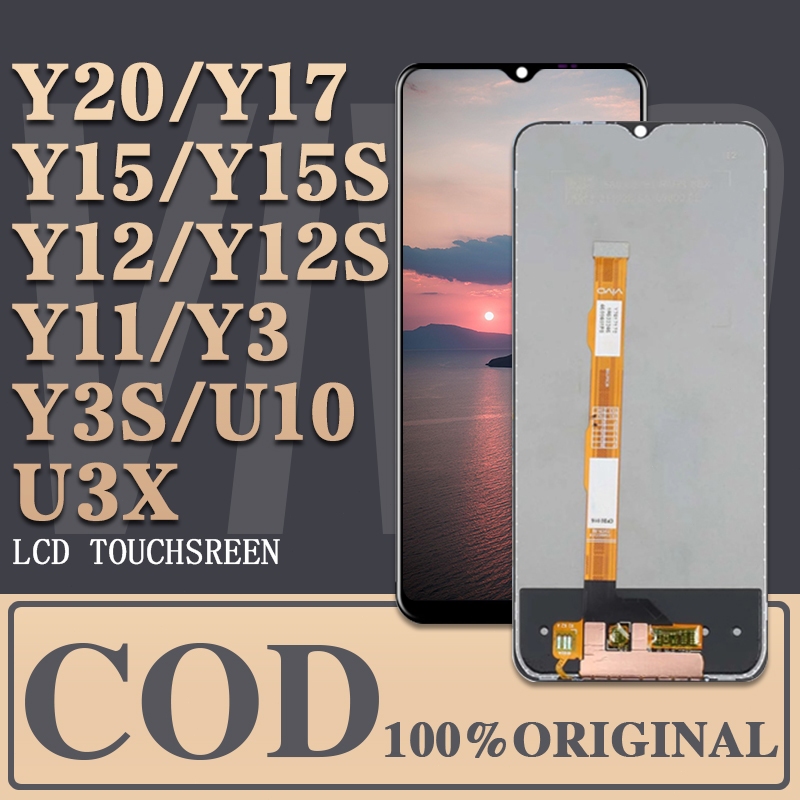Jual LCD for VIVO Y20 Y17 Y15 Y15S Y12 Y12S Y11 Y3 Y3S U10 U3X FULL SET ...