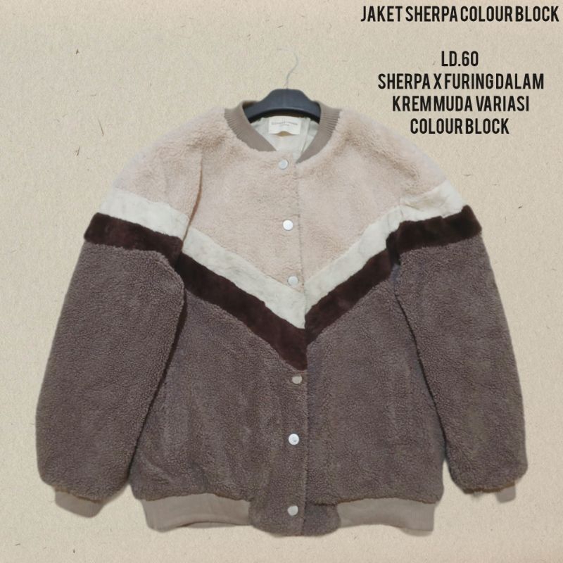Jual Jacket Sherpa Jacket Bulu Jacket hangat | Shopee Indonesia
