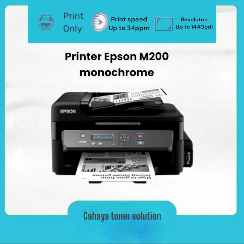 Jual printer Epson M200 mono all-in-one lnk tank printer infus | Shopee ...
