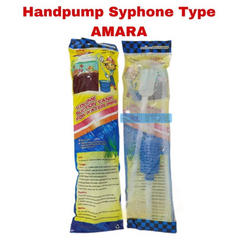 Jual AMARA Handpump Syphone Selang Kuras Air Aquarium Ikan Manual ...