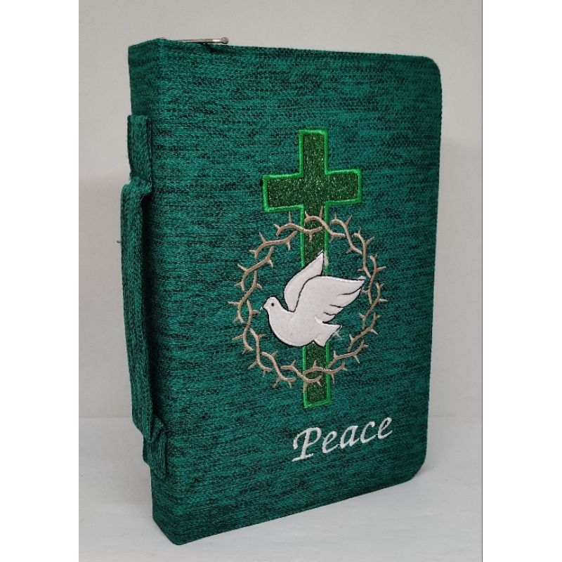 Jual SAMPUL ALKITAB SEDANG MOTIF MERPATI HIJAU | Shopee Indonesia