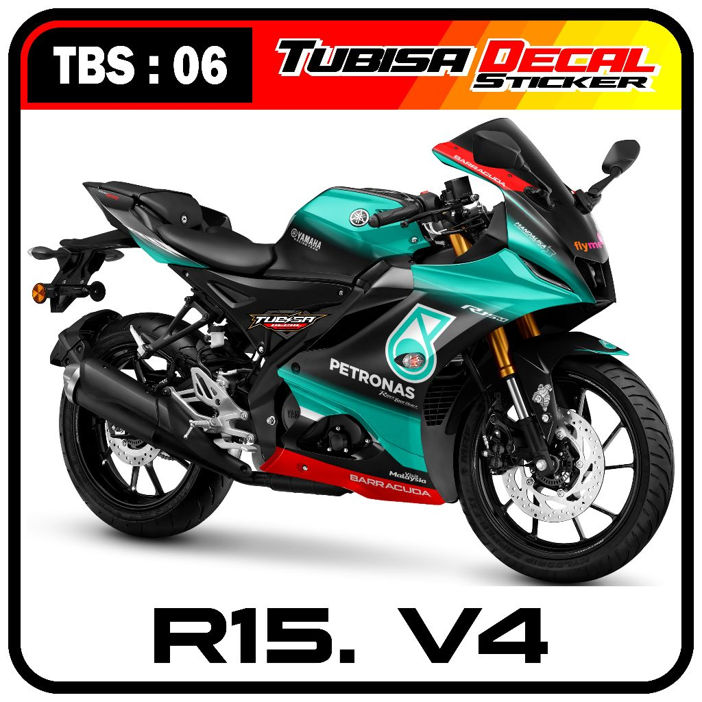 Jual Stiker Full Body R15 V4 Decal Sticker Striping Standar Petronas ...