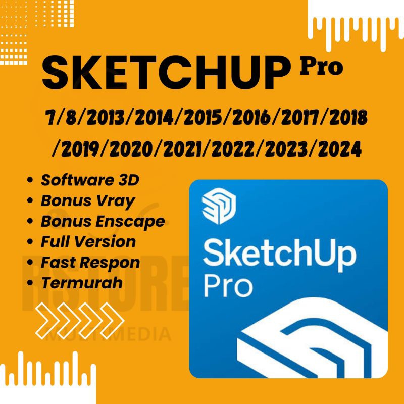 Jual [ PROMO OPENING] SketchUp Pro Full Version 7/8/2013/2014/2015/2016 ...