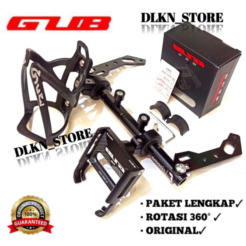 Jual Phone Holder GUB P30 original paket lengkap + Holder botol + Stabilizer antar spion motor ...