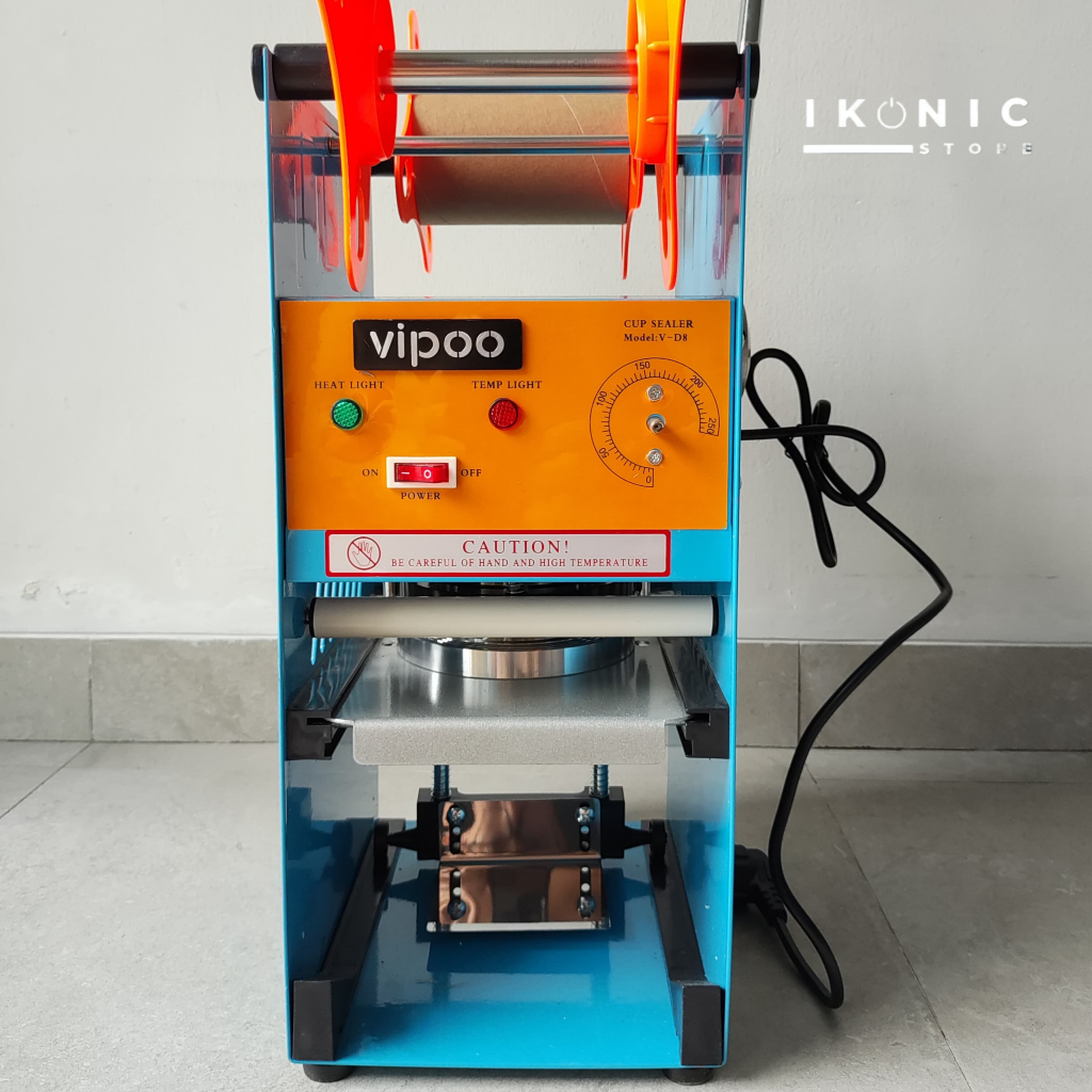 Jual IKONIC Cup Sealer Mesin Press Gelas Minuman Ukuran 12 oz 14 oz 16 ...